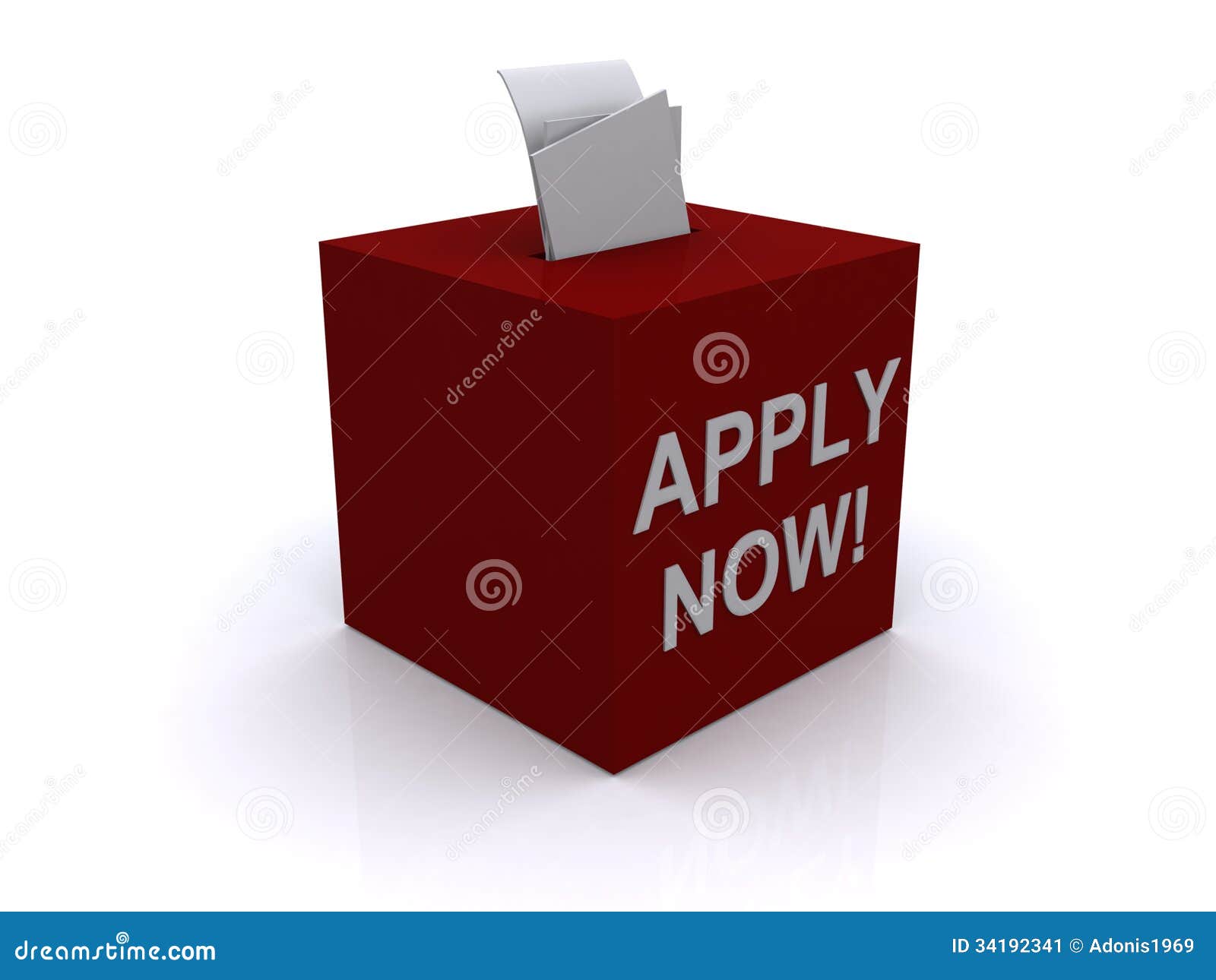Apply now box stock illustration. Illustration of papers - 34192341