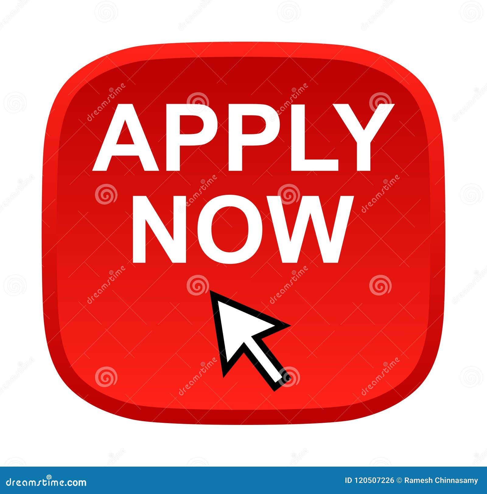 Apply now button stock vector. Illustration of colorful - 120507226