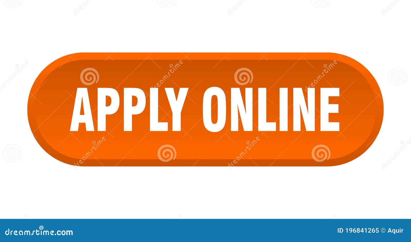 Apply Online Button. Rounded Sign on White Background Stock Vector ...