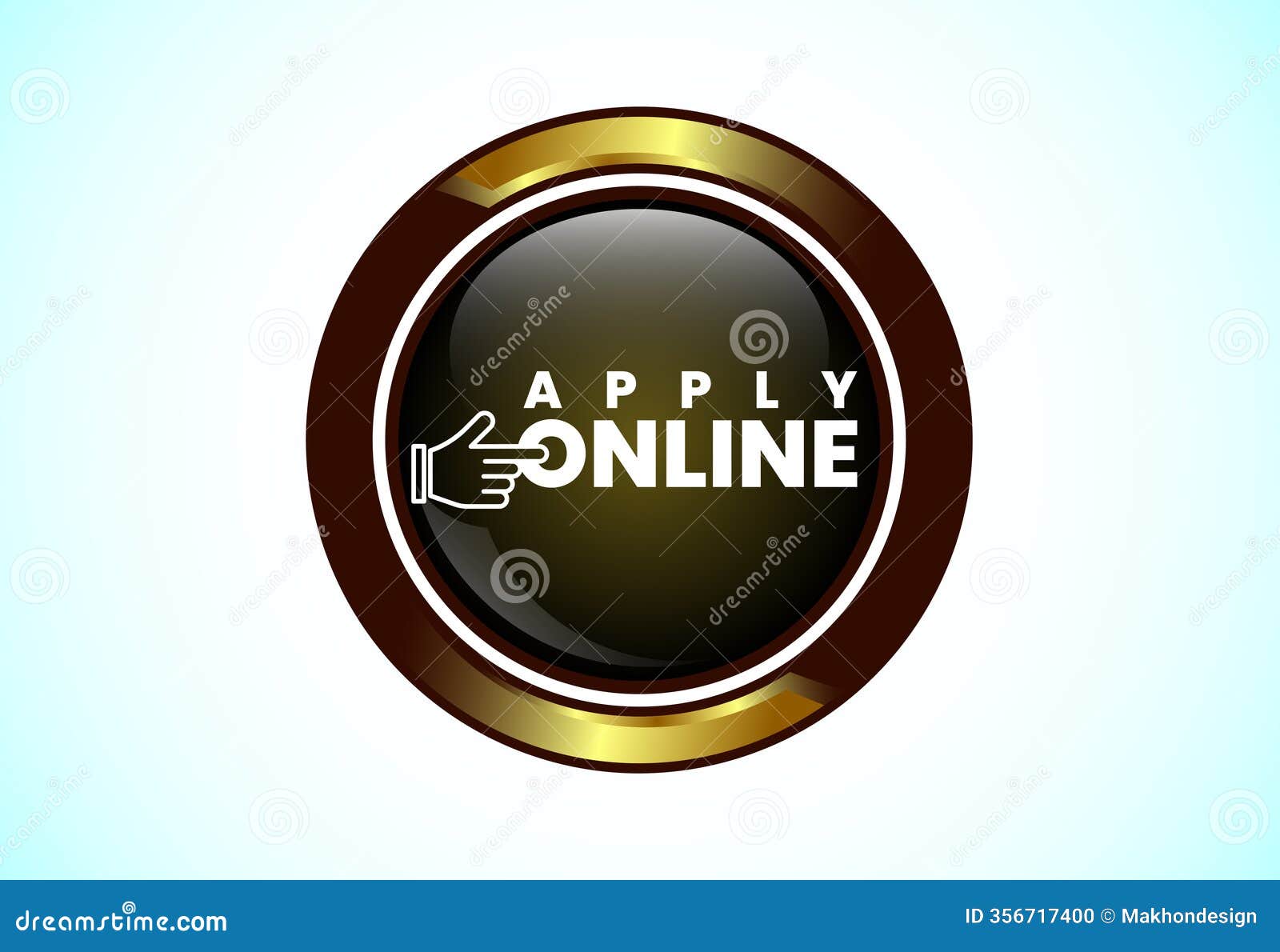 Apply Online Button, Suitable for Mobile App, and Website UI Design ...