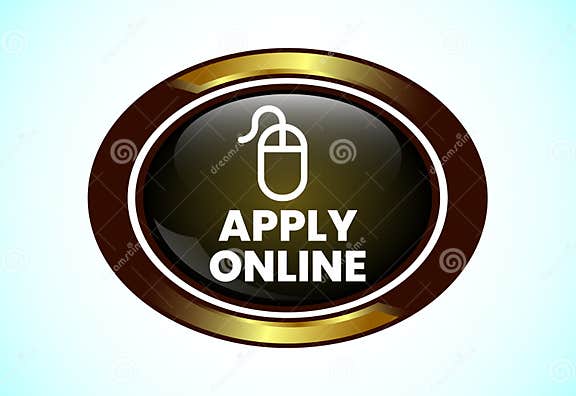 Apply Online Button, Suitable for Mobile App, and Website UI Design ...