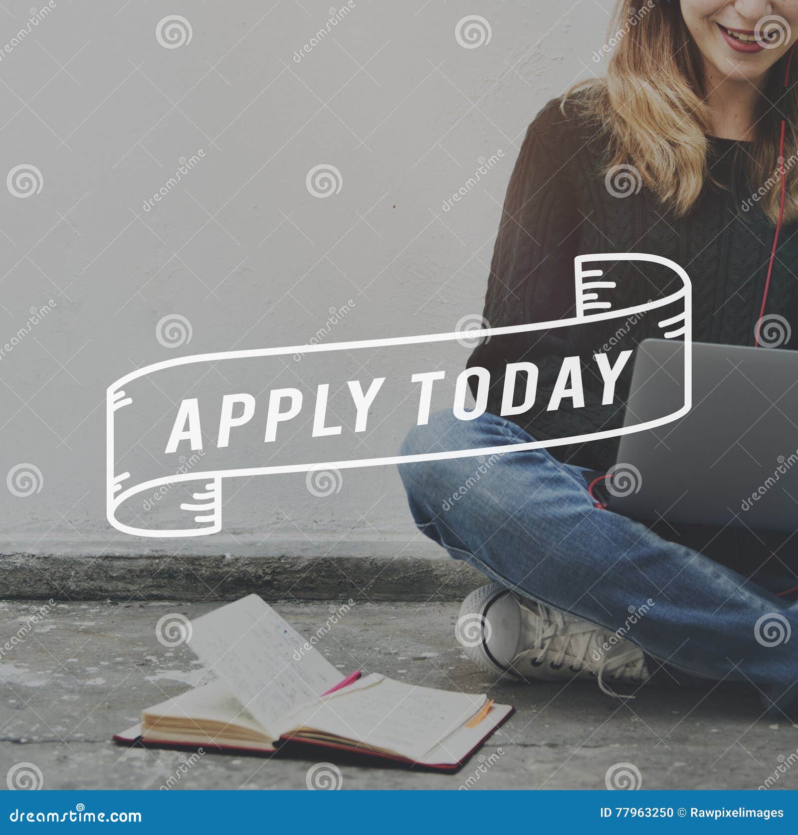 Apply Today Application Employment Human Resources Concept Stock Photo ...