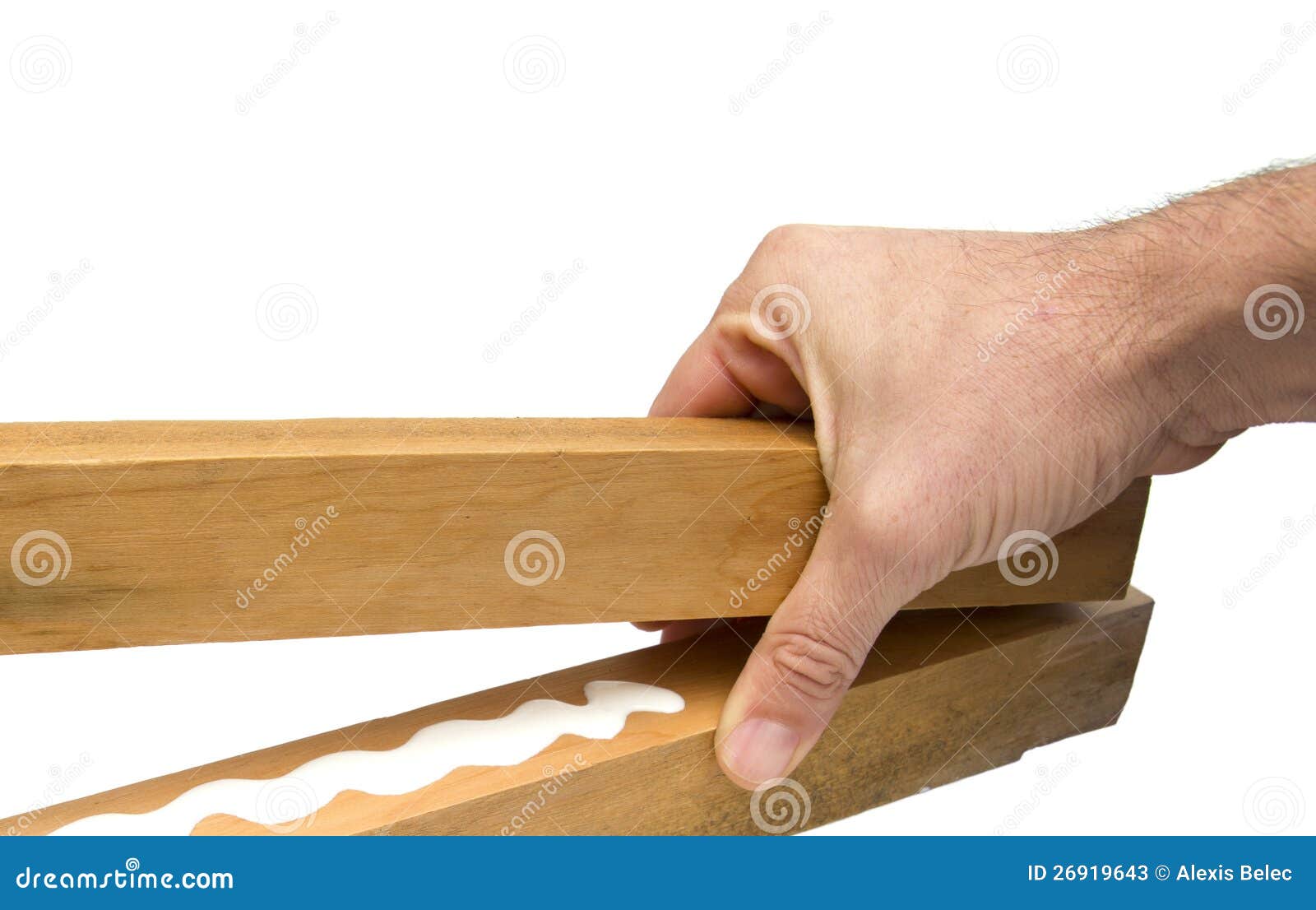 Applying glue stock image. Image of repairman, adhesive - 26919643