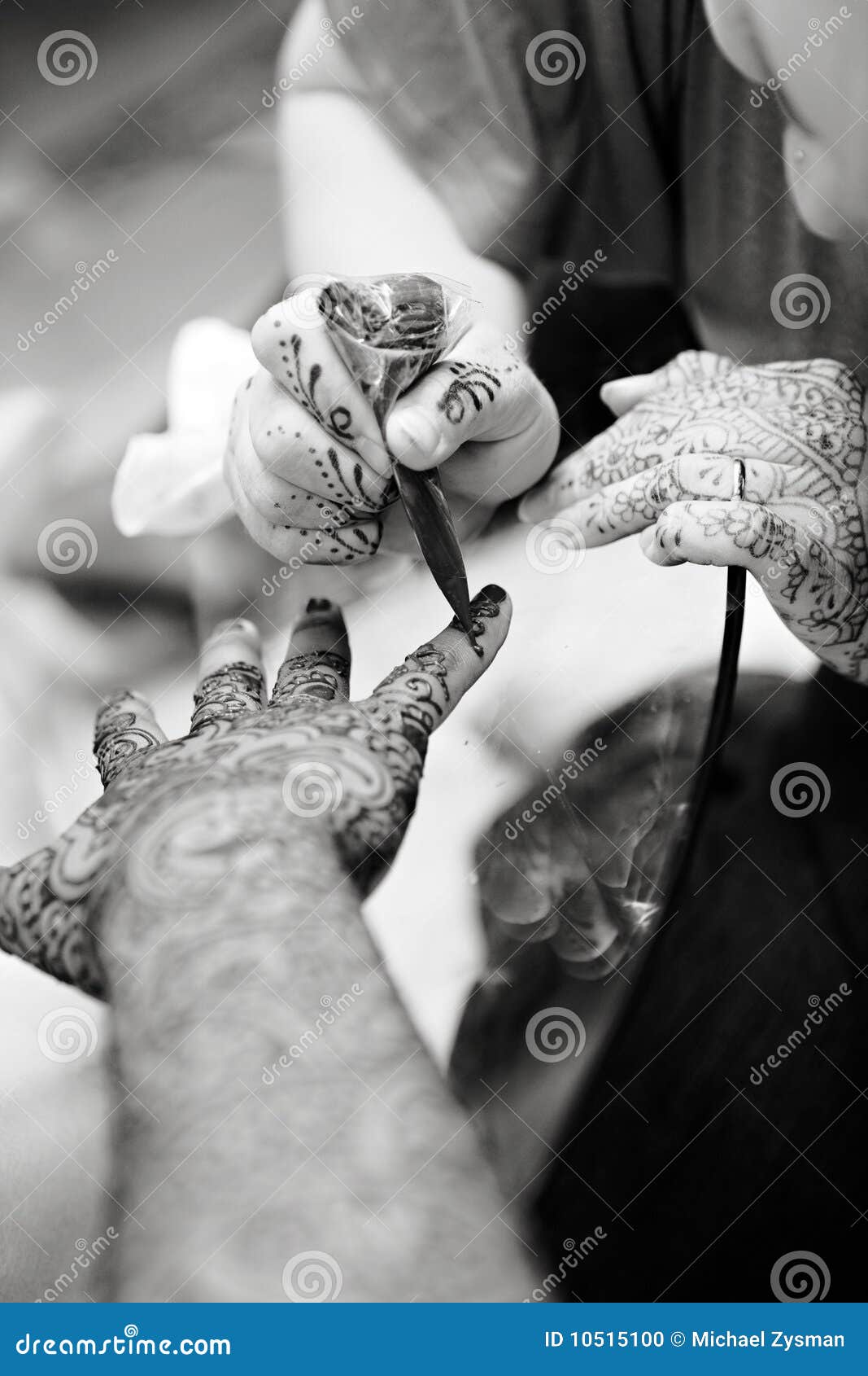 Applying Henna stock photo. Image of tradition, hindu - 10515100