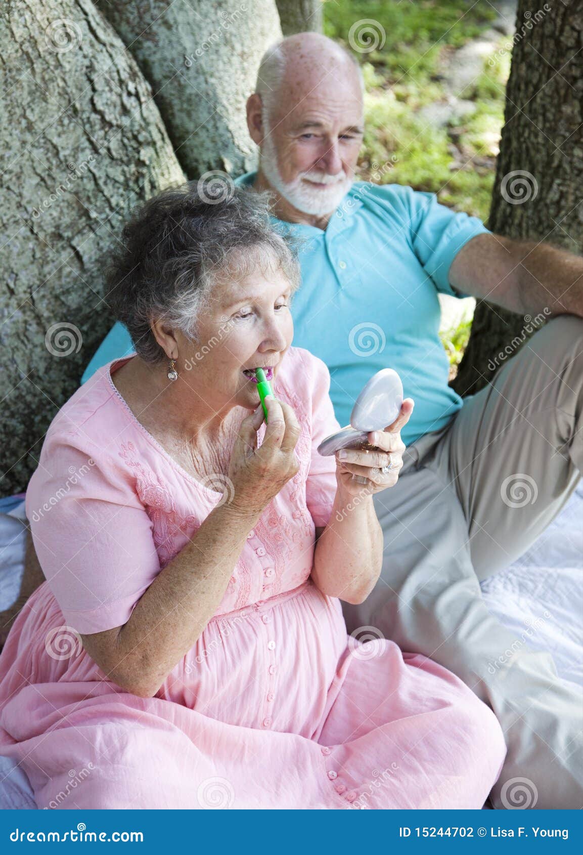 Applying Lip Balm stock photo. Image of active, adult - 15244702