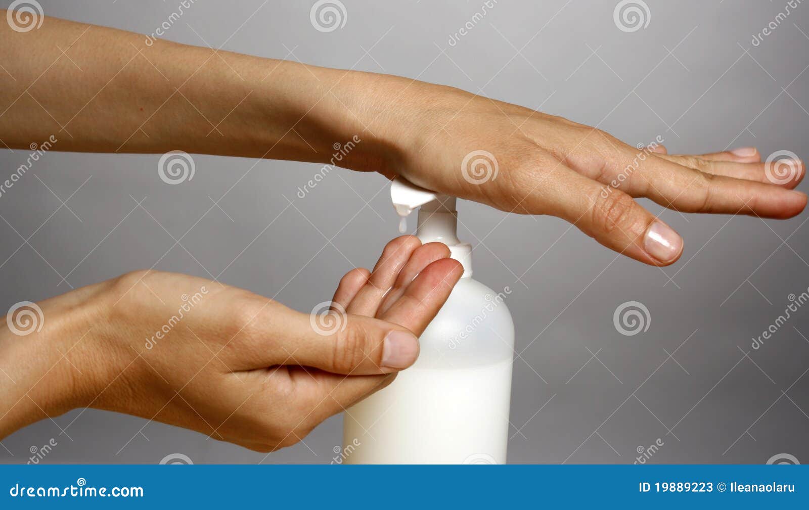 Applying liquid soap stock image. Image of cream, cleanser - 19889223