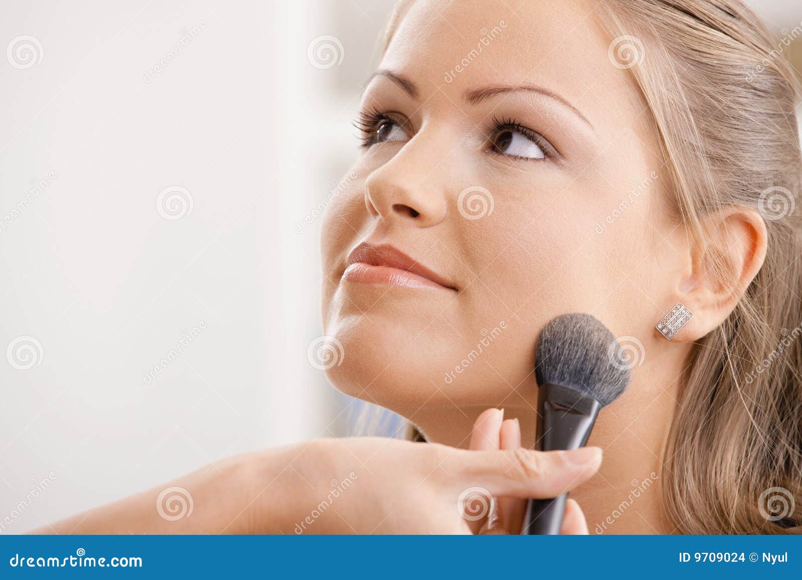 Applying makeup stock photo. Image of apply, beautiful - 9709024