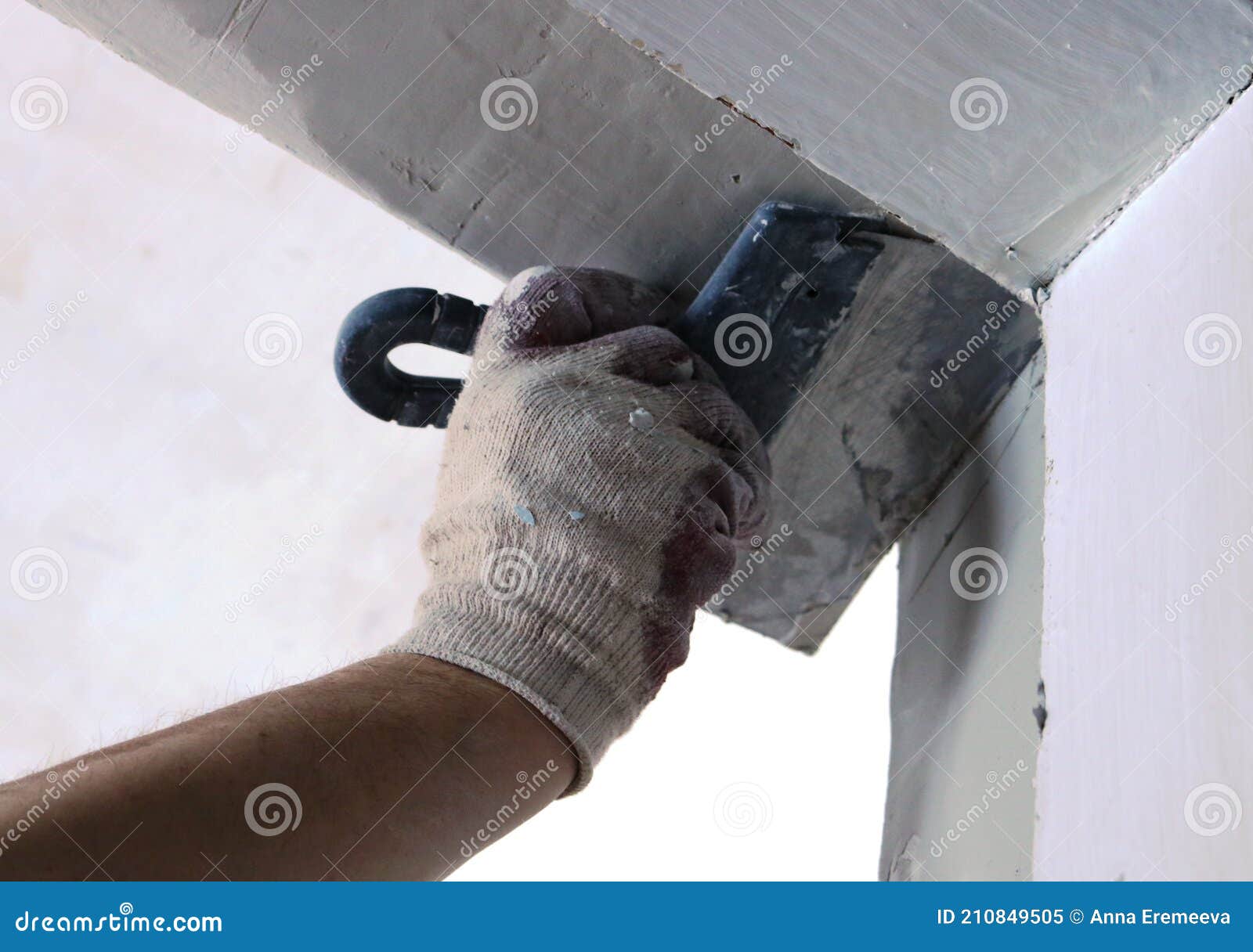 Applying the Solution To the Upper Surface of the Door Slope Stock ...