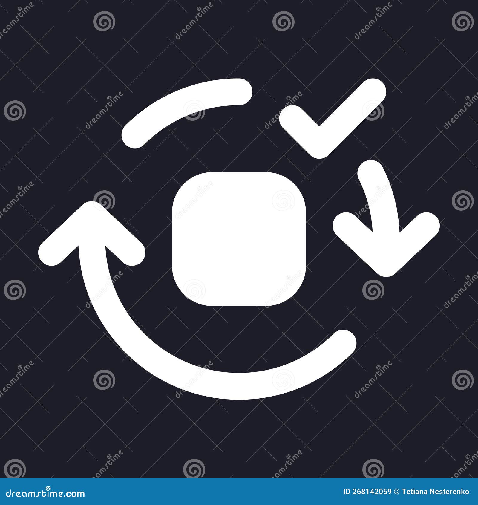 Applying Spin Motion Effect White Pixel Perfect Solid Ui Icon Stock ... Applying Spin Motion Effect White Pixel Perfect Solid Ui Icon Stock ...