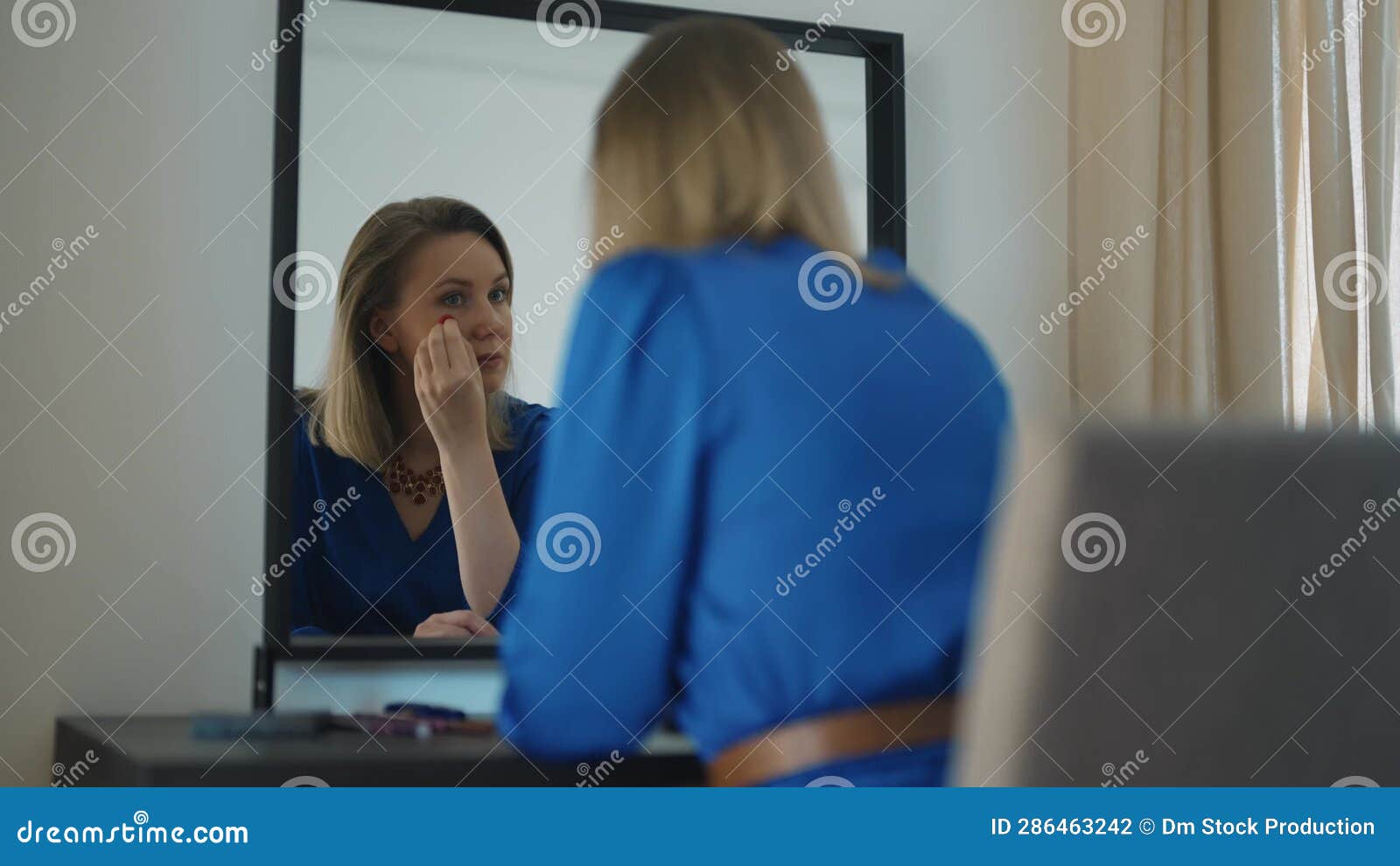 Applying Tonal Cream on Face. Stock Footage - Video of procedure ...