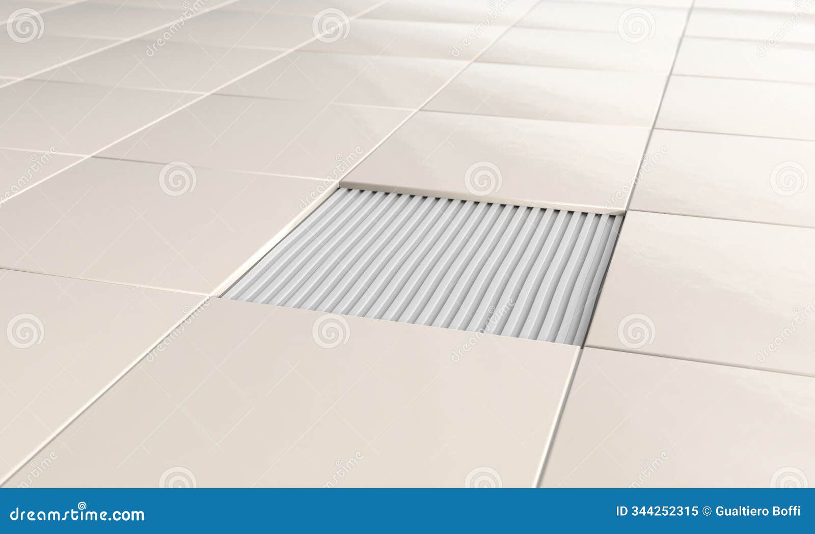 Applying White Ceramic Tiles Stock Illustration - Illustration of ...