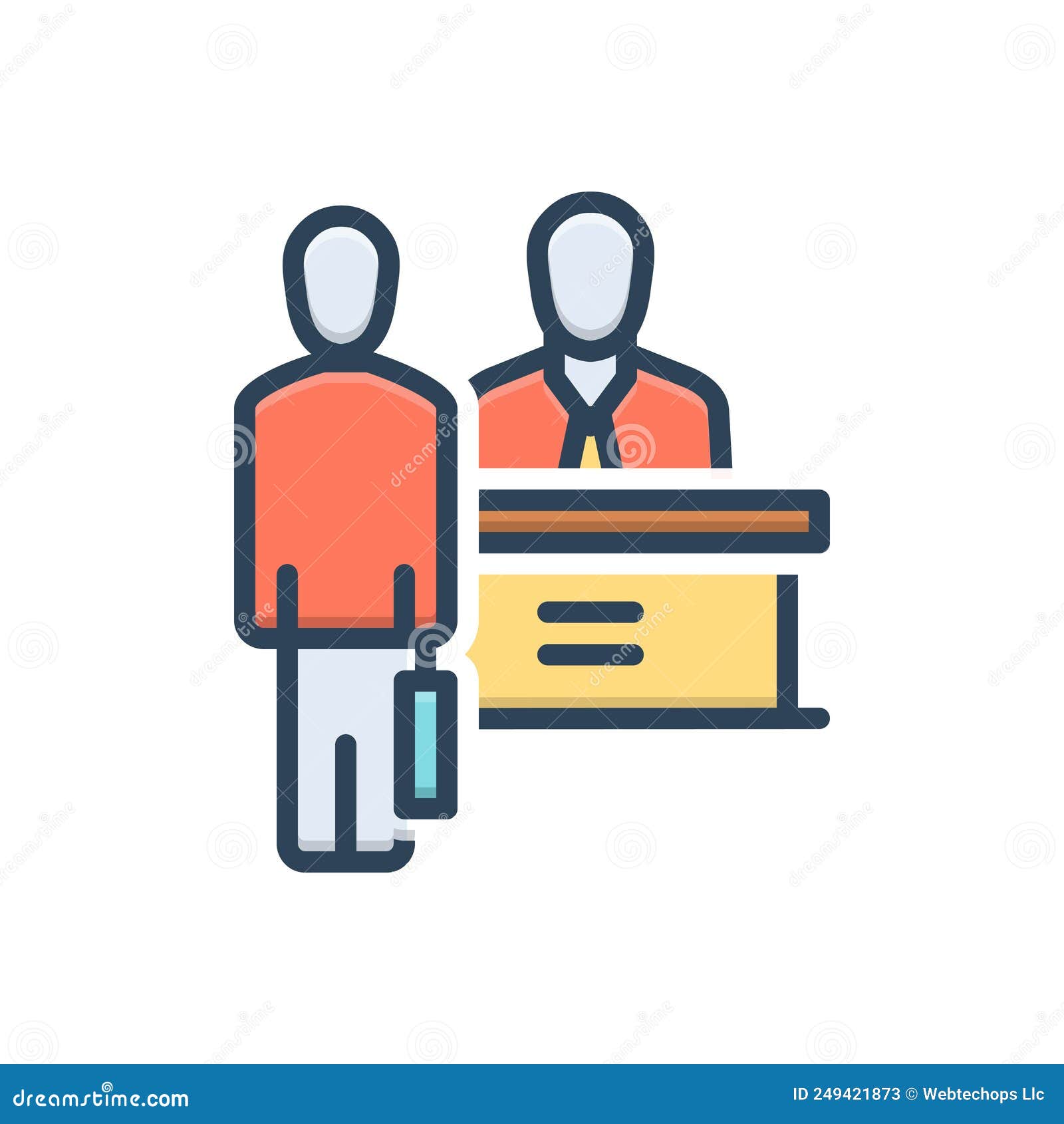 Color Illustration Icon for Appoint, Nominate and Employ Stock ...