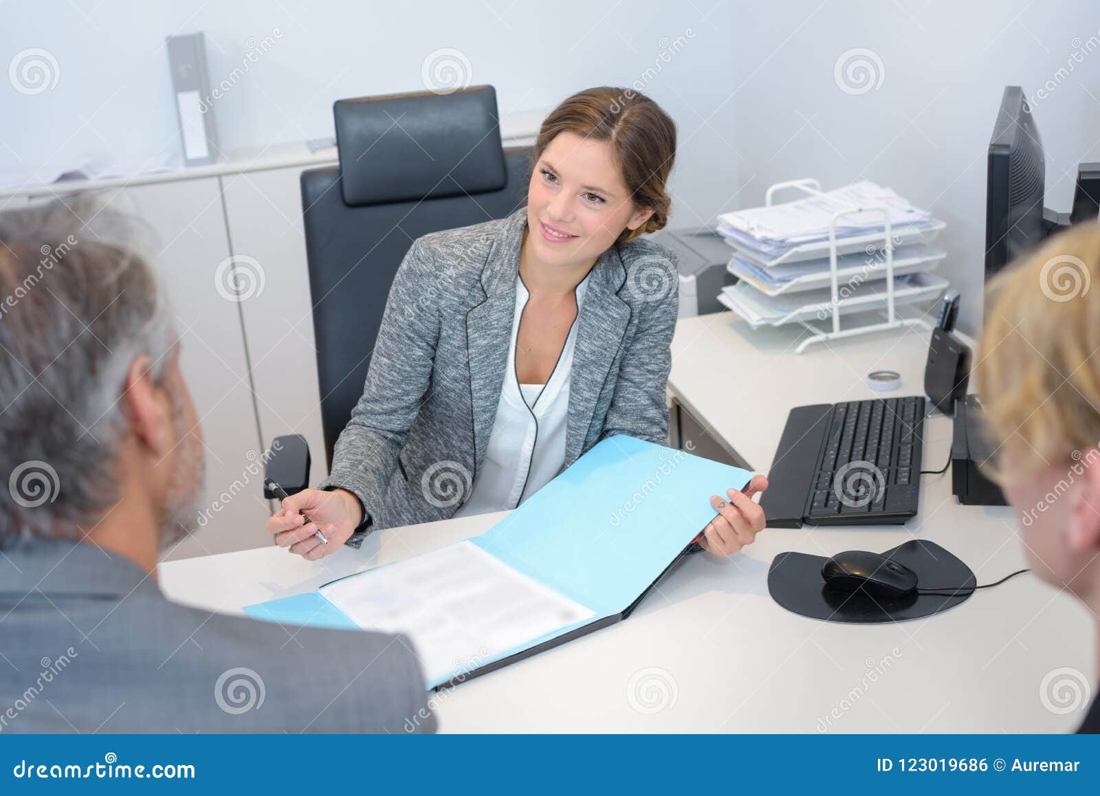 Appointment with the Banker Stock Photo - Image of consultation ...