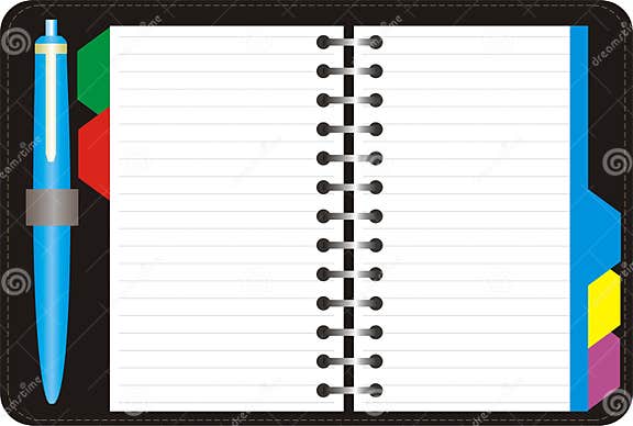 Appointment book stock vector. Illustration of meeting - 2336286