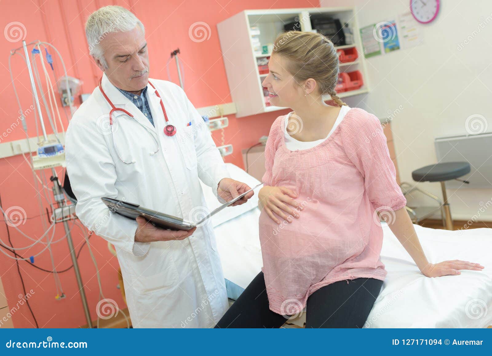 Appointment with the Gynecologist Stock Photo - Image of profession ...