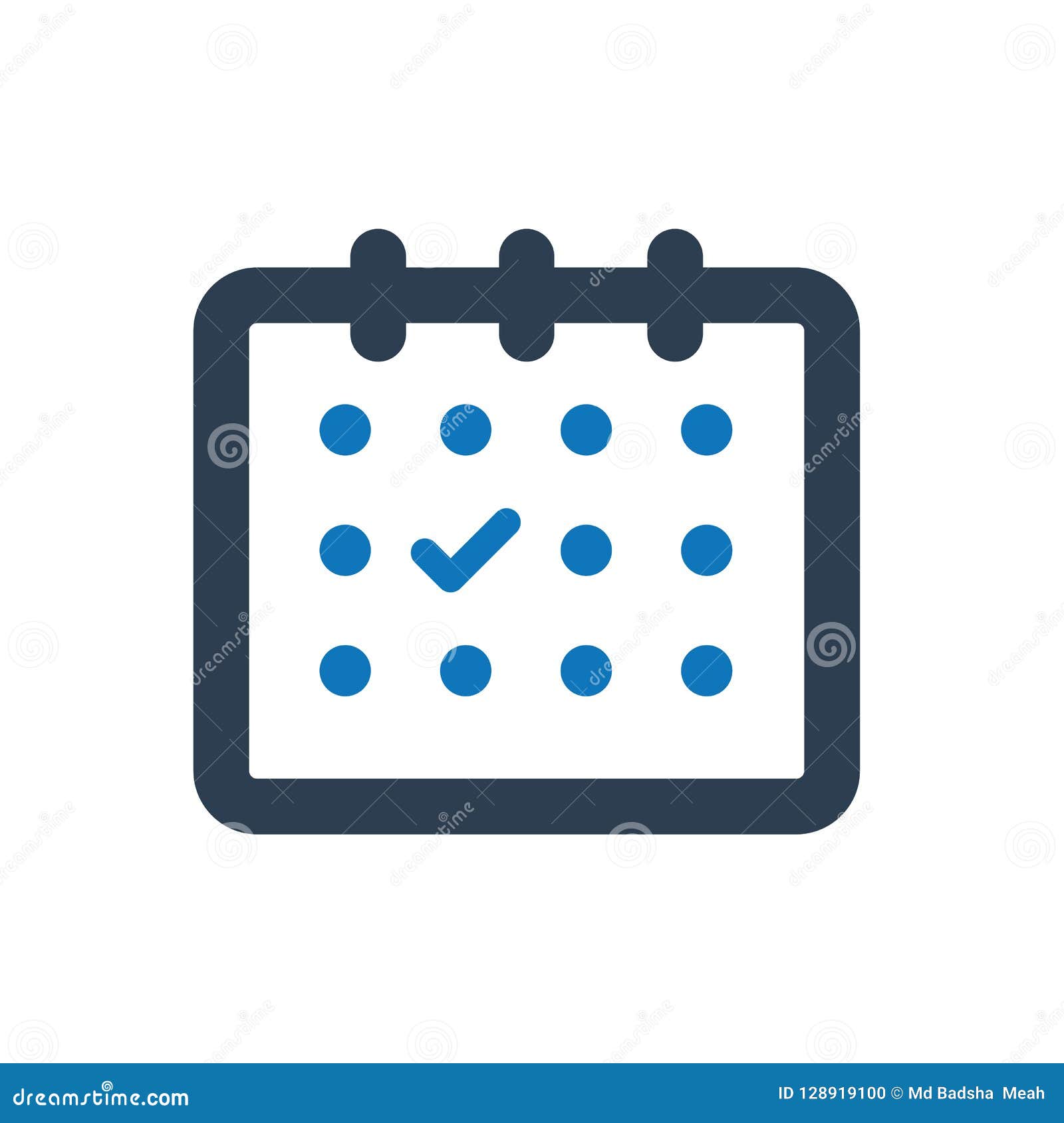 Appointment Schedule Icon stock vector. Illustration of symbol - 128919100