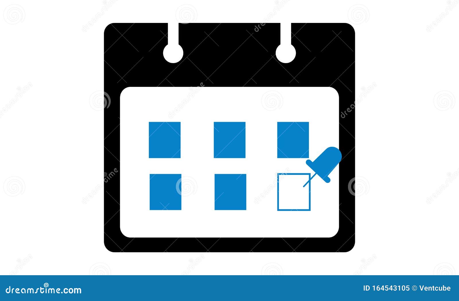 Appointment Schedule Vector Color Icon Stock Vector - Illustration of ...