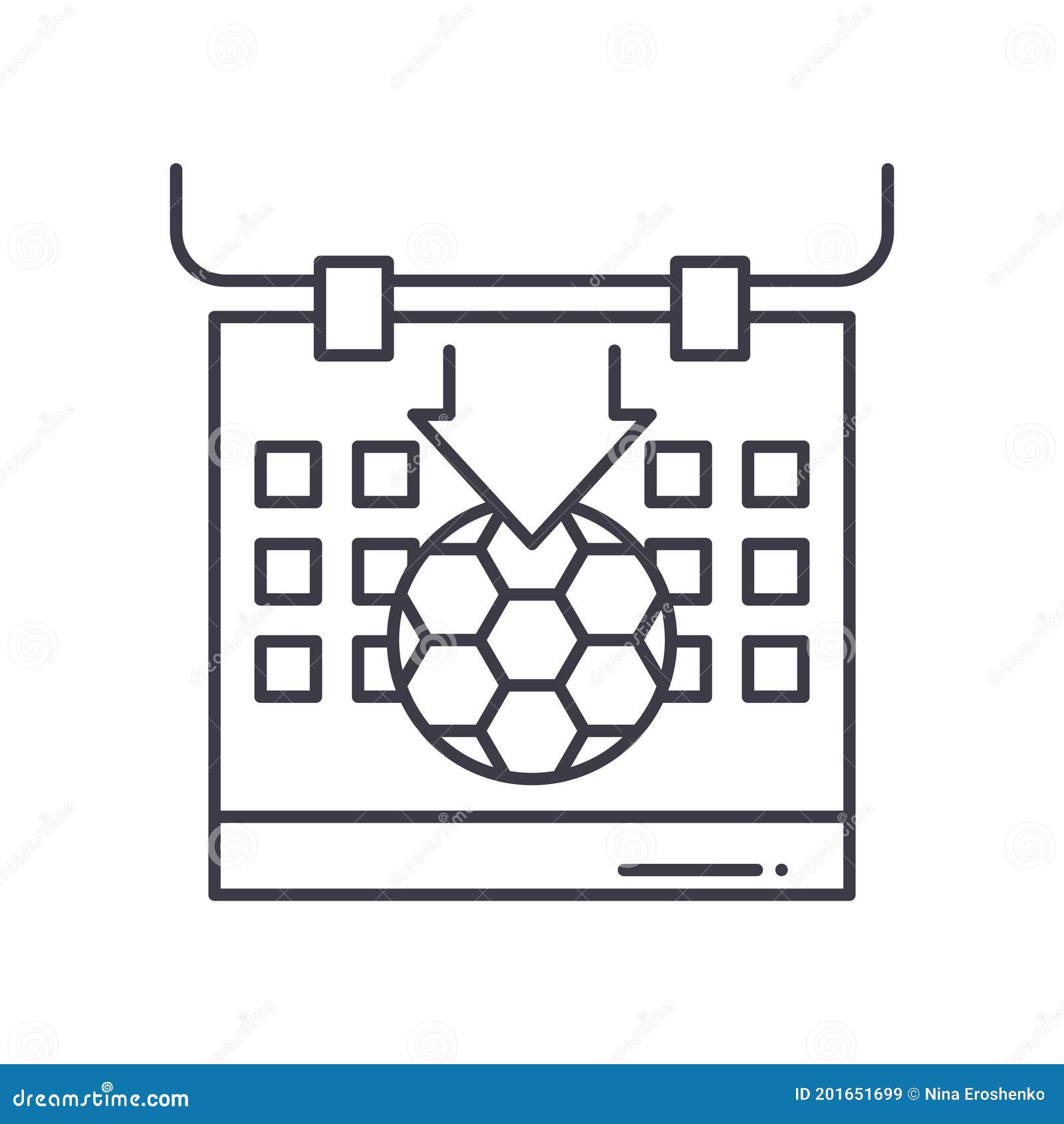 Appointments Line Icons Collection. Schedule, Booking, Reminders ...