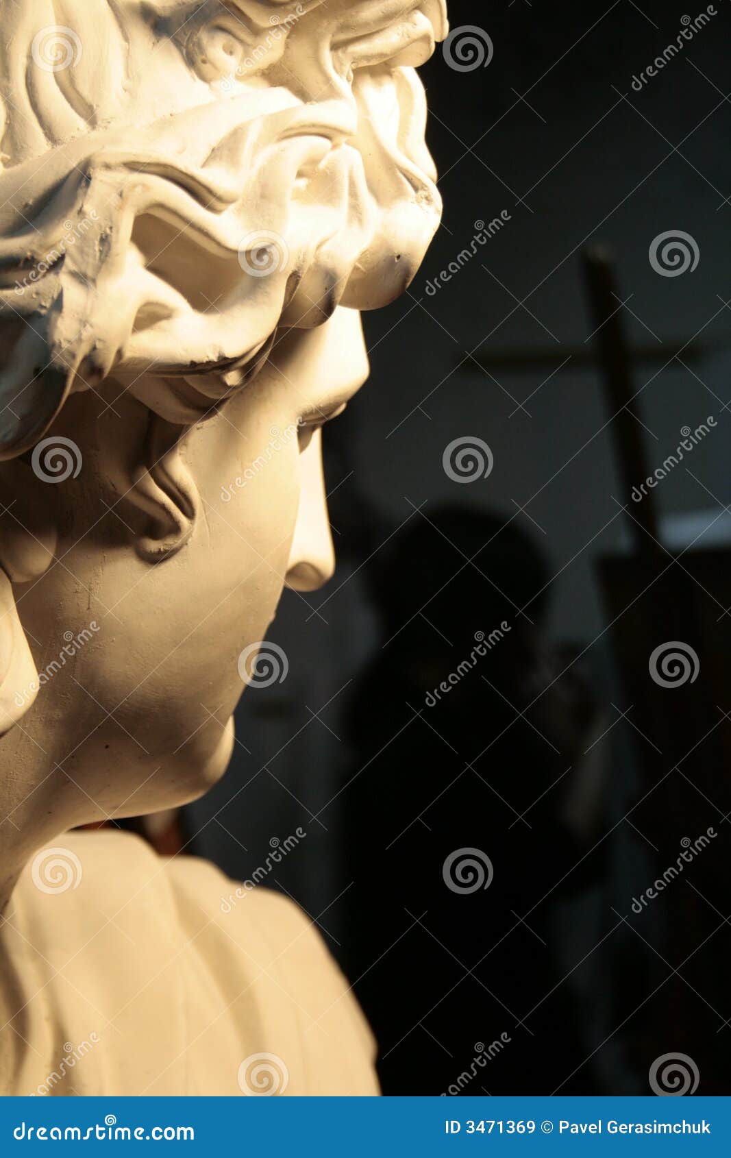 Appolon s Head. Art. stock image. Image of shade, depth - 3471369