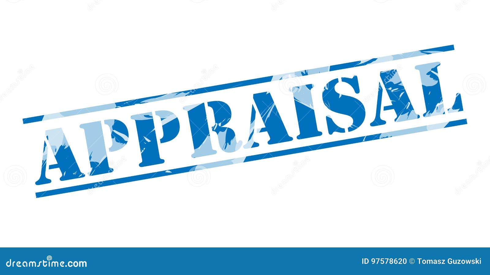 Appraisal Blue Random Shapes Horizontal Royalty-Free Stock Image ...