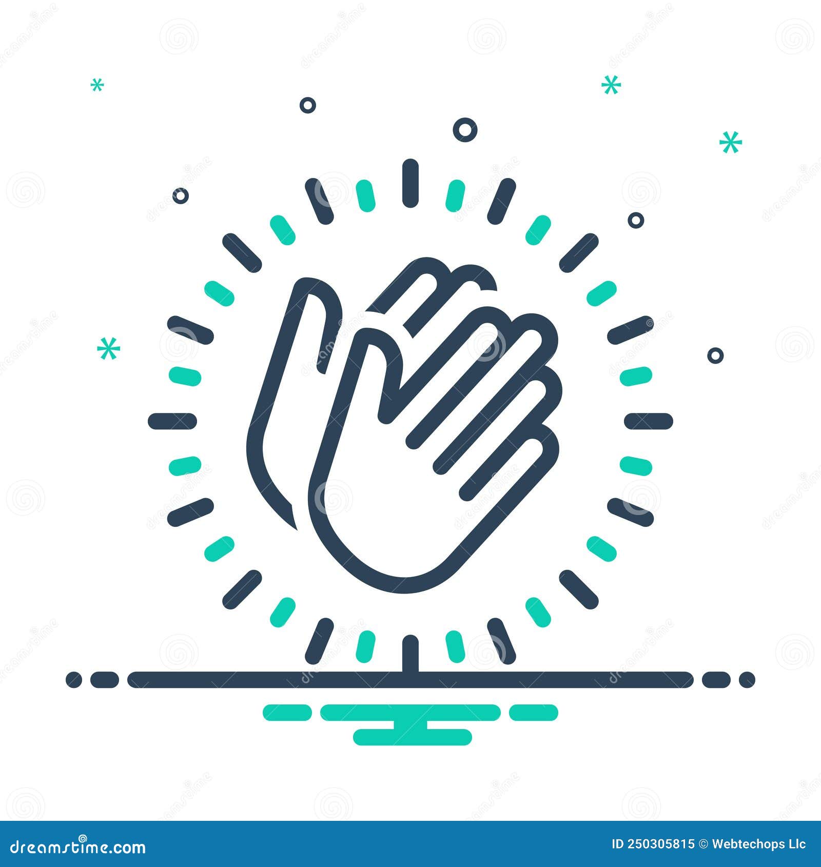 Mix Icon For Hymn, Psalm And Homily Vector Illustration | CartoonDealer ...