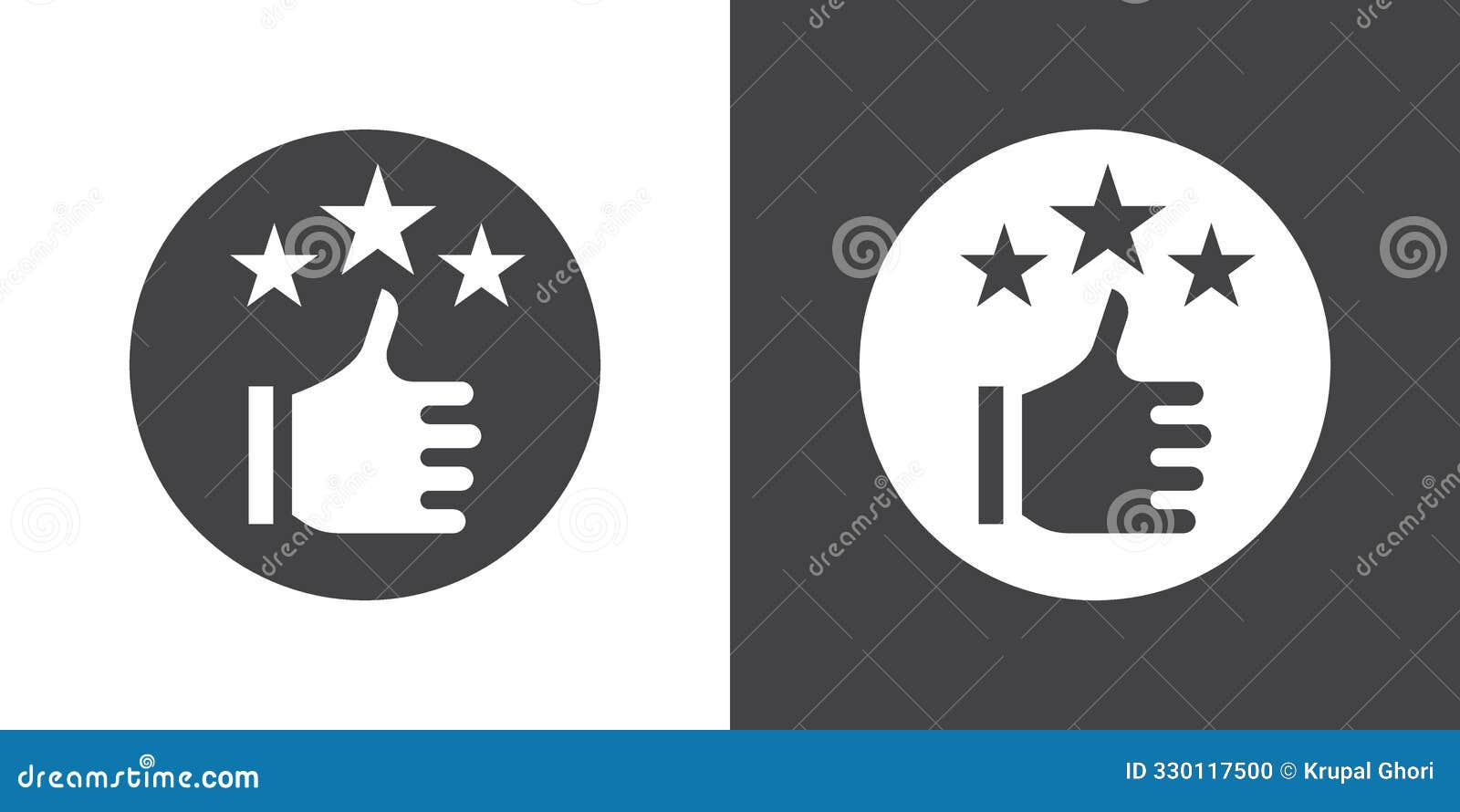 Appreciation Icon Thin Line Illustration Set Stock Illustration ...