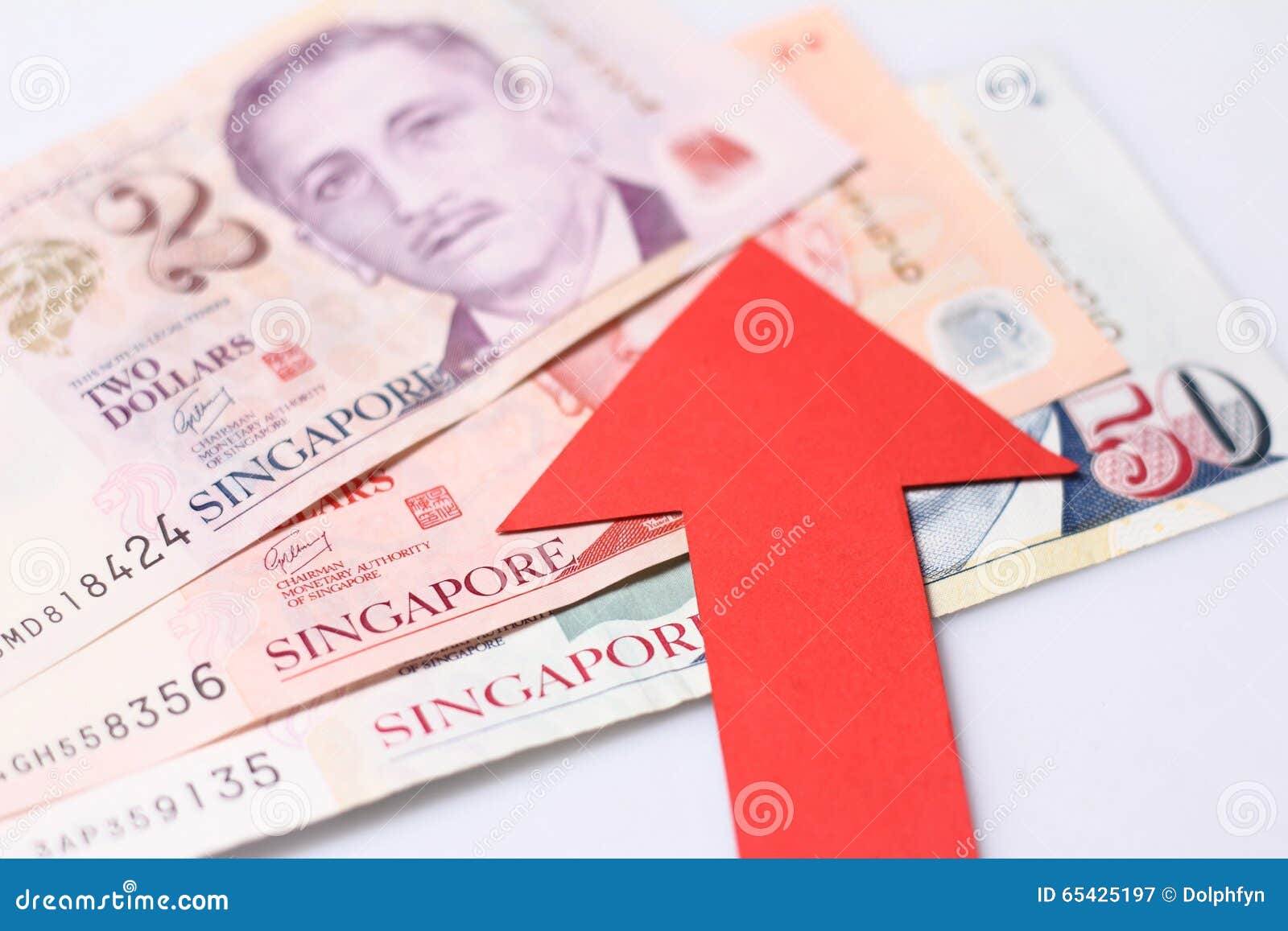 Appreciation of the Singapore Dollar Stock Image - Image of economic ...