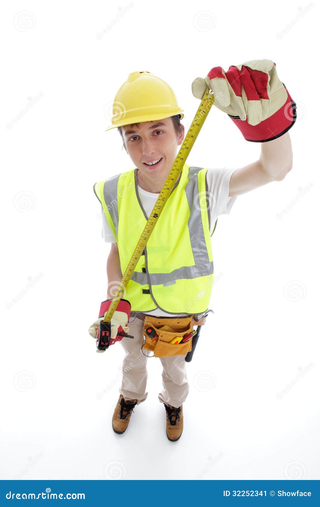 Apprentice Builder or Carpenter Stock Image - Image of mypeopleatwork ...