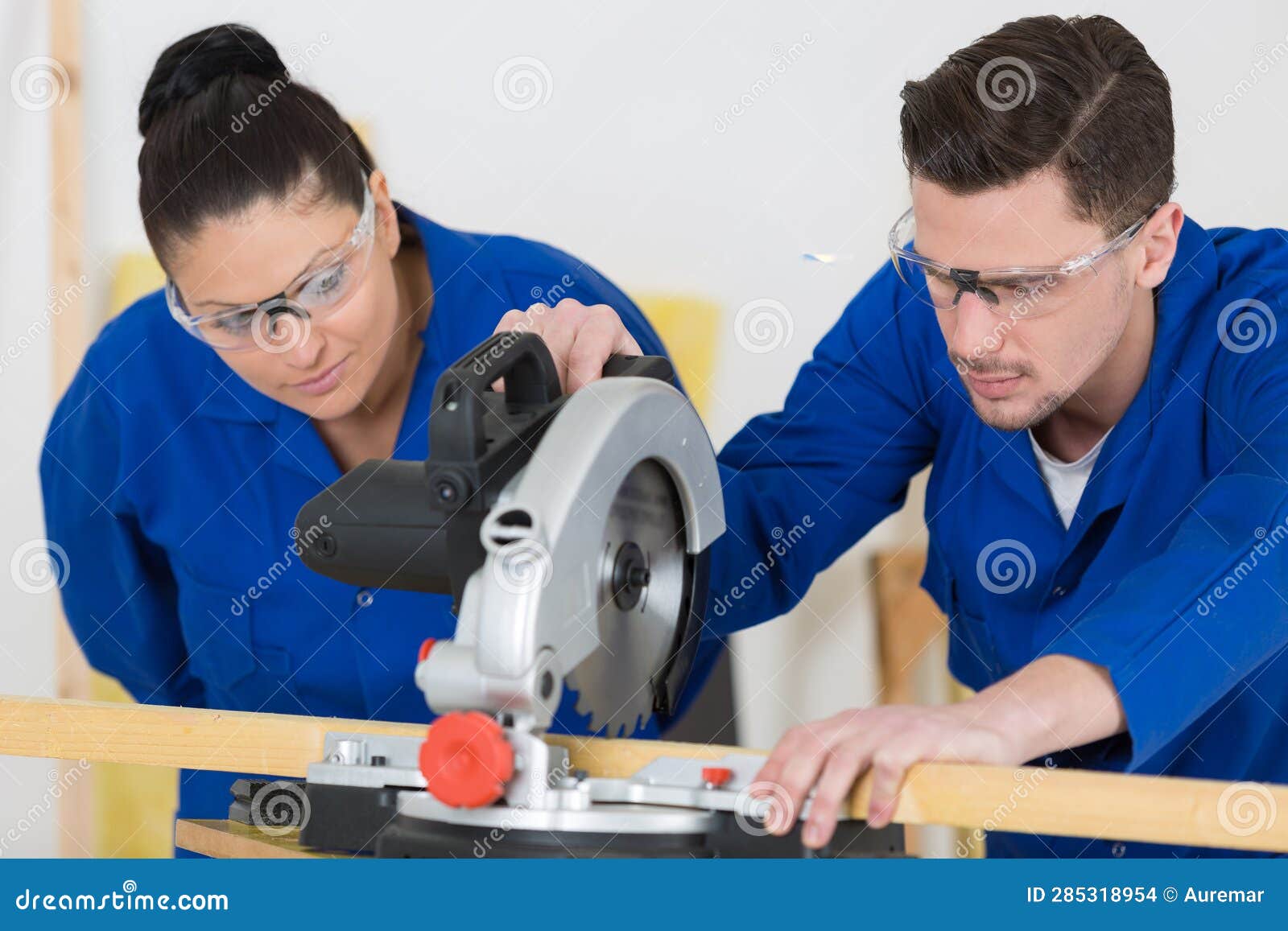 Apprentice Carpenters at Work Stock Photo - Image of digital, person ...