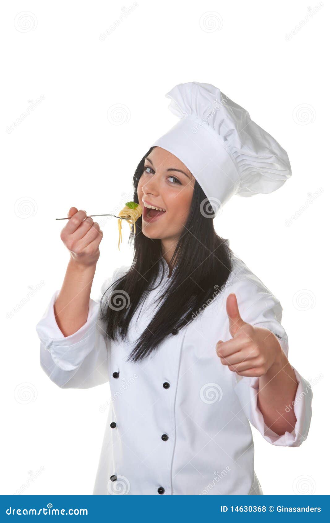 Apprentice chef tasted stock photo. Image of cooks, people - 14630368