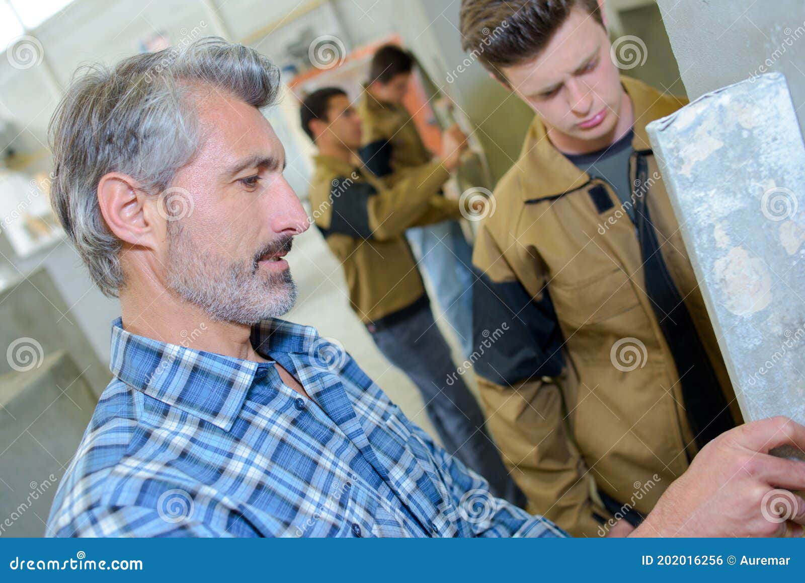 Apprentice in craft class stock photo. Image of teaching - 202016256