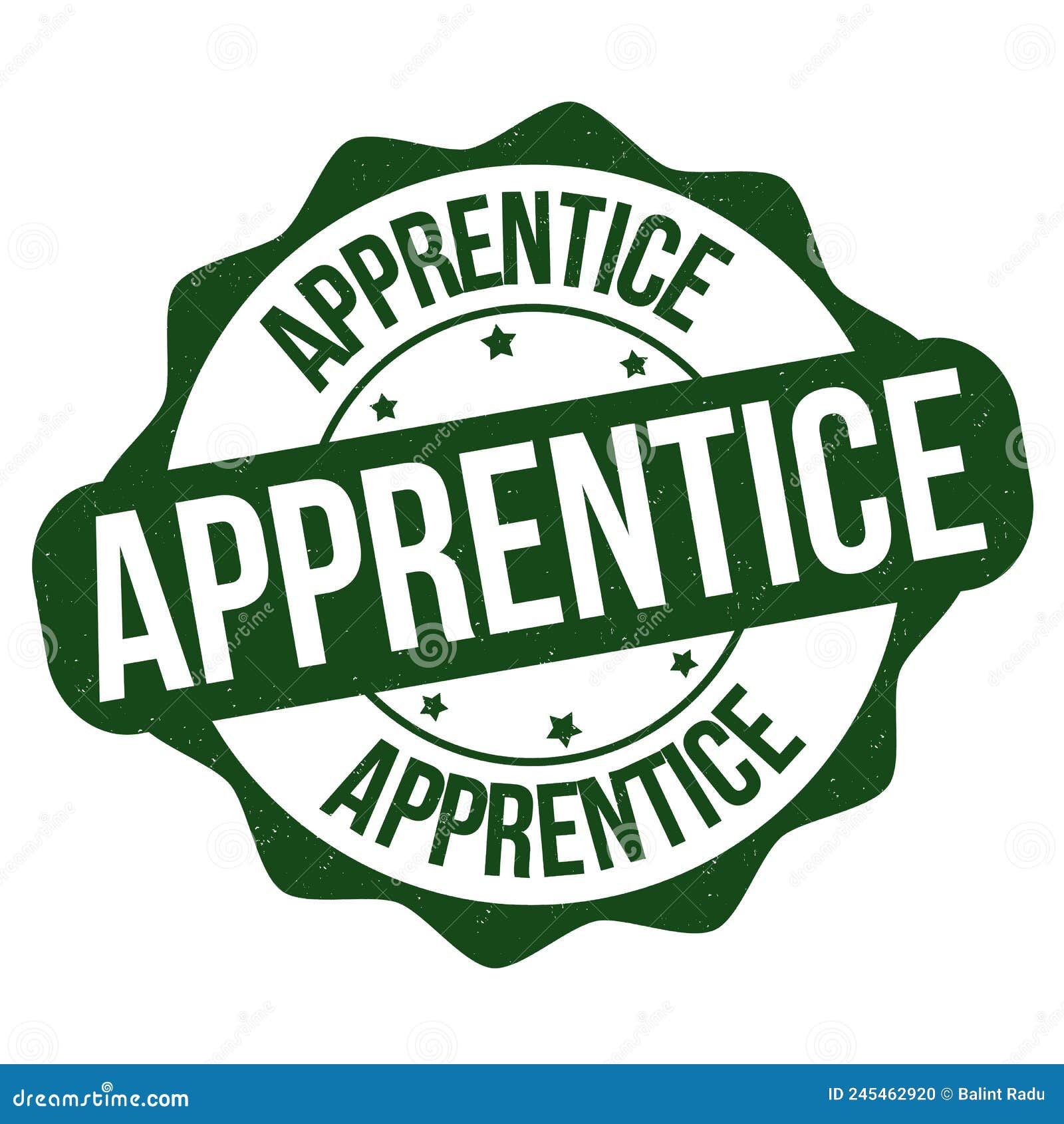 Apprentice Grunge Rubber Stamp Stock Vector - Illustration of rubber ...