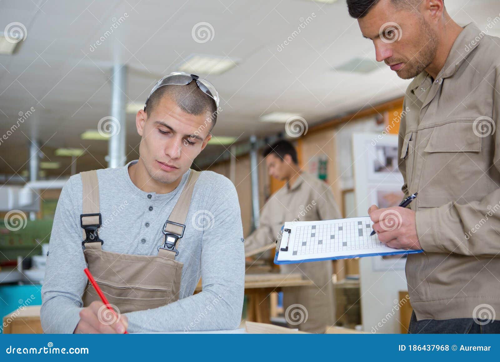 Apprentice Learning To Draw in Workshop Stock Photo - Image of artisan ...