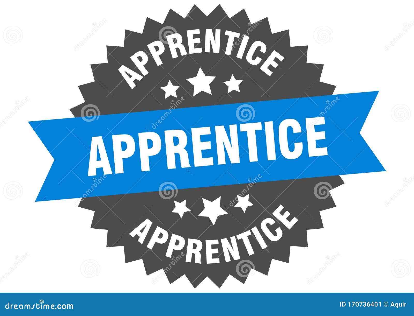 Apprentice Sign. Apprentice Circular Band Label. Apprentice Sticker ...