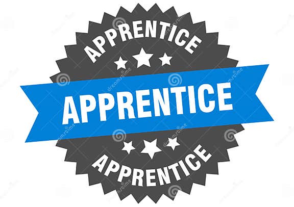 Apprentice Sign. Apprentice Circular Band Label. Apprentice Sticker ...