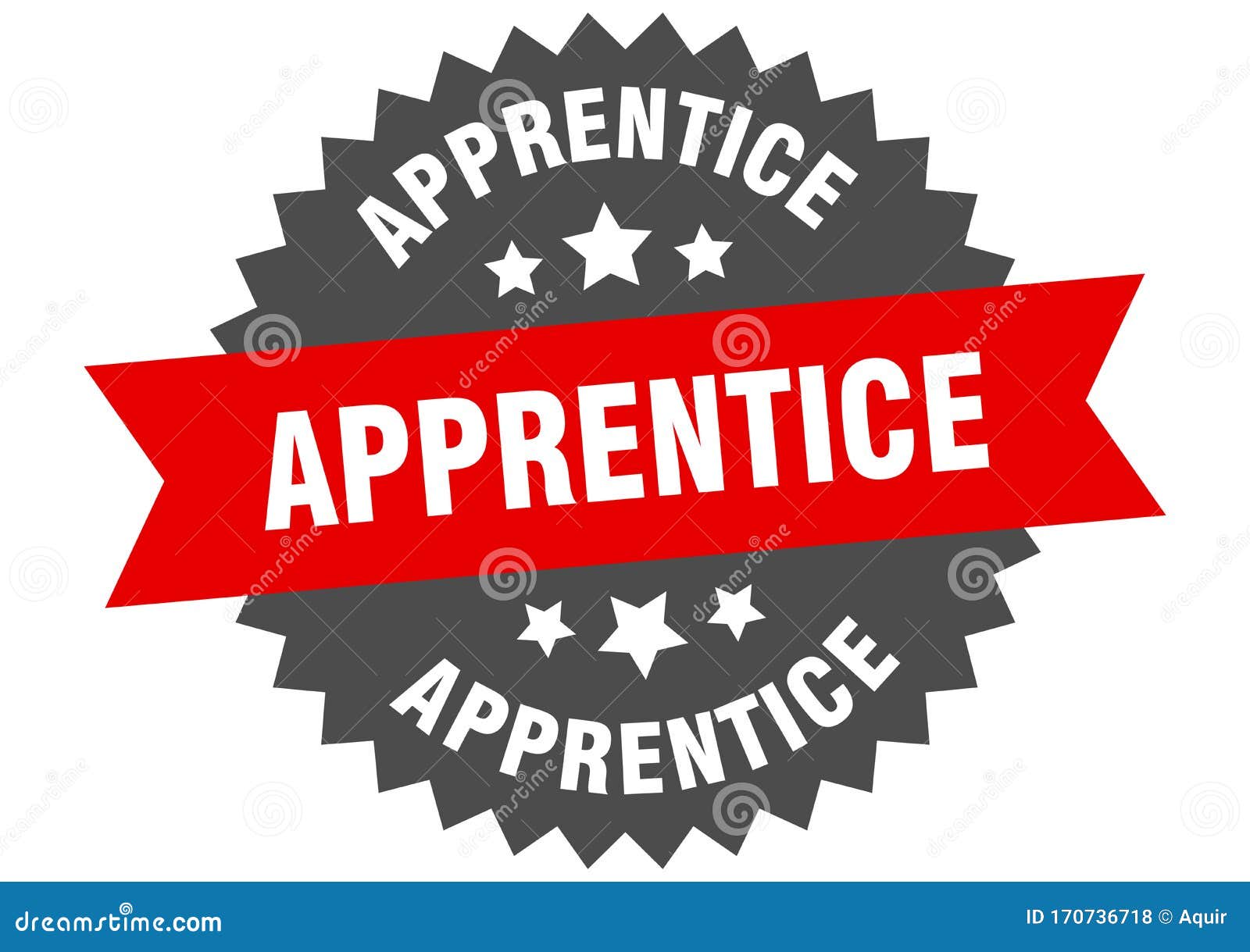 Apprentice Sign. Apprentice Circular Band Label. Apprentice Sticker ...