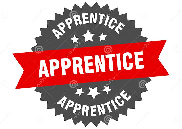 Apprentice Sign. Apprentice Circular Band Label. Apprentice Sticker ...