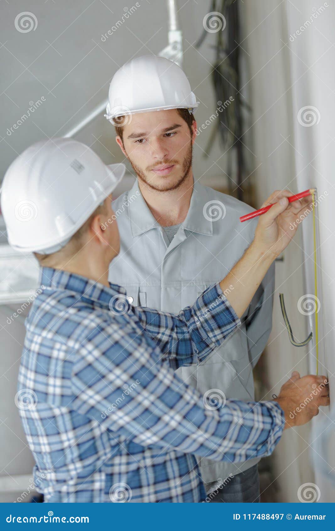 Apprentice Standing with Mentor Stock Image - Image of apprentice ...