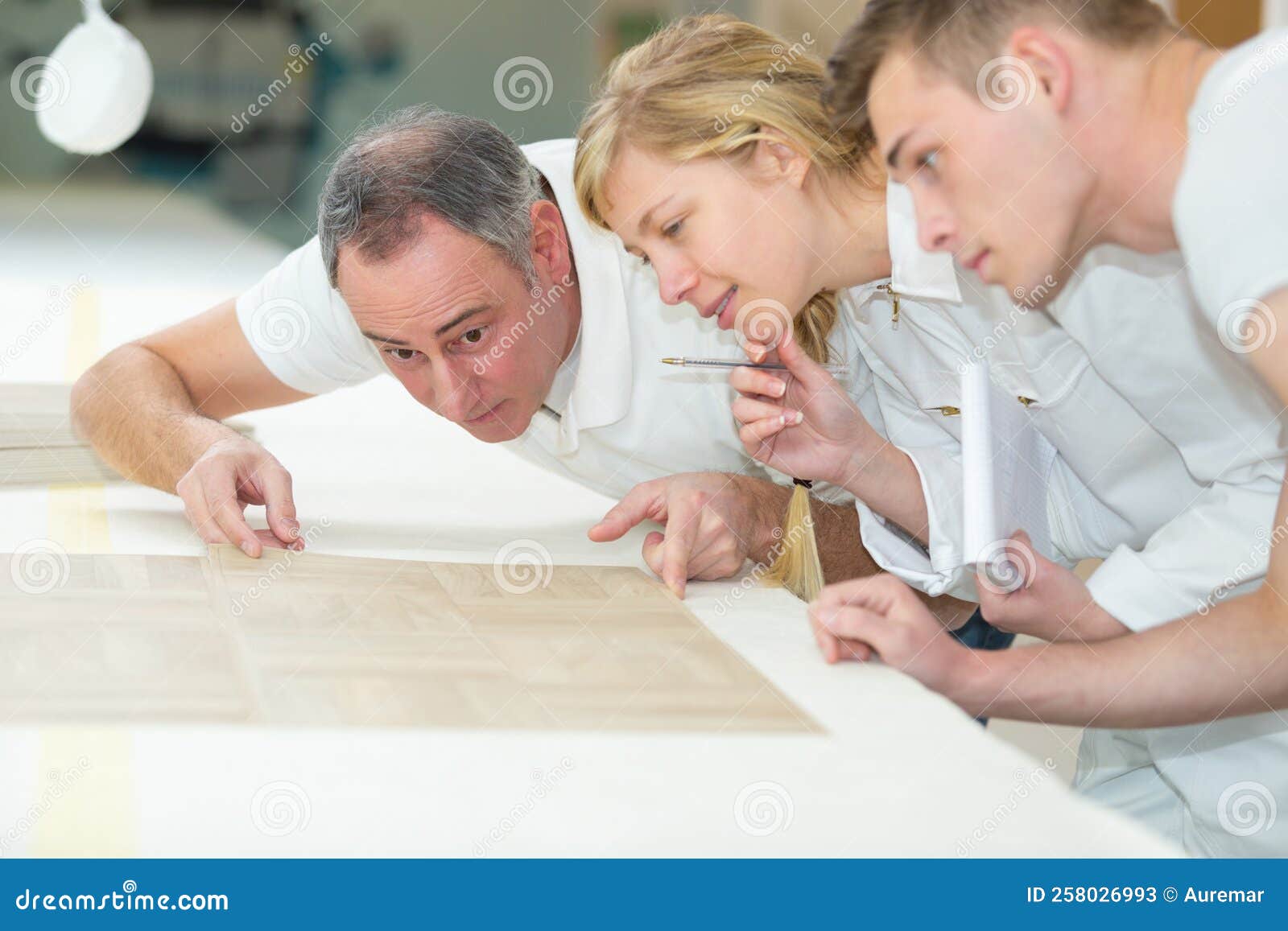 Apprentice Studying Wall Paper Concept Stock Image - Image of workshop ...