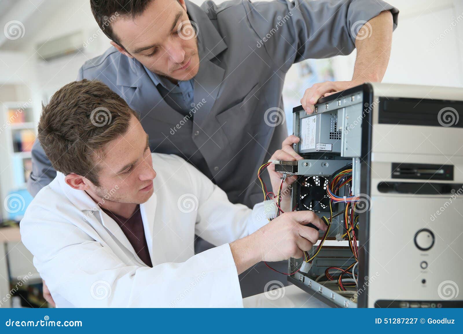 Apprentice during Technology Training Stock Image - Image of ...
