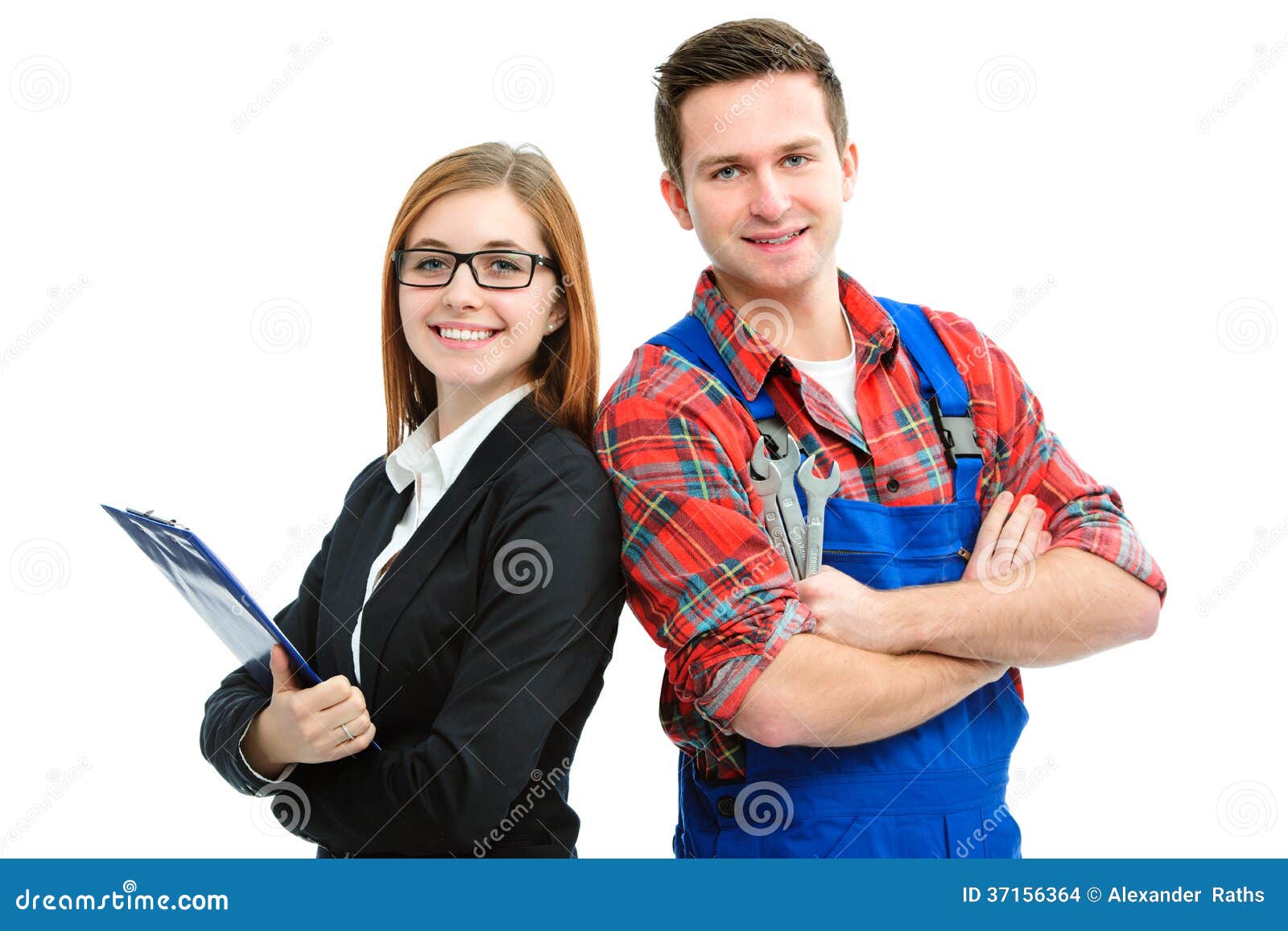 Apprentices for Handyman and Office Stock Photo - Image of couple ...