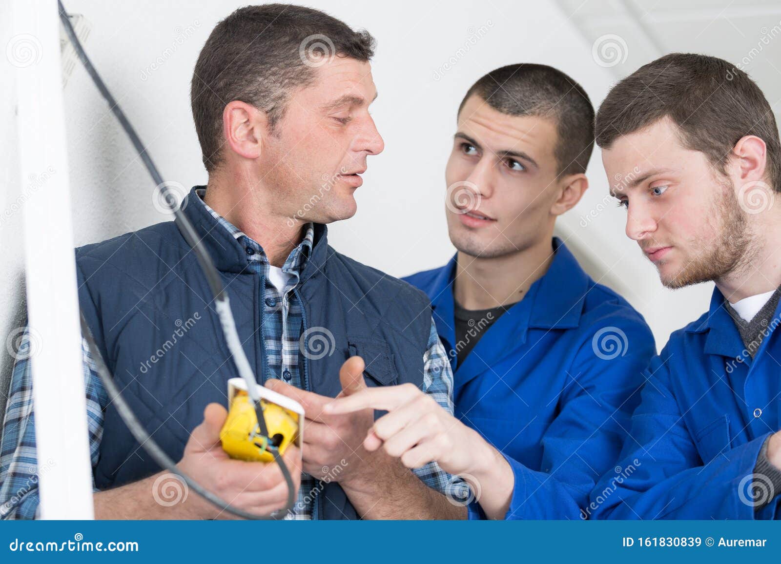 Apprentices Learning To Use Machine Stock Image - Image of ...