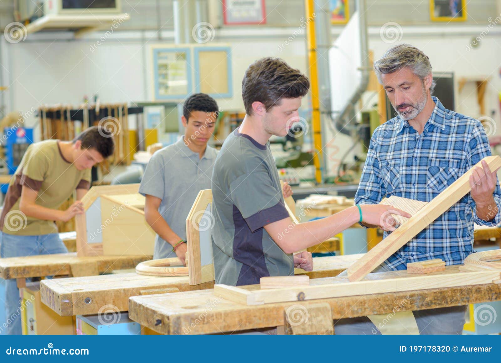 Apprentices and Project Indoors Stock Photo - Image of apprenticeship ...