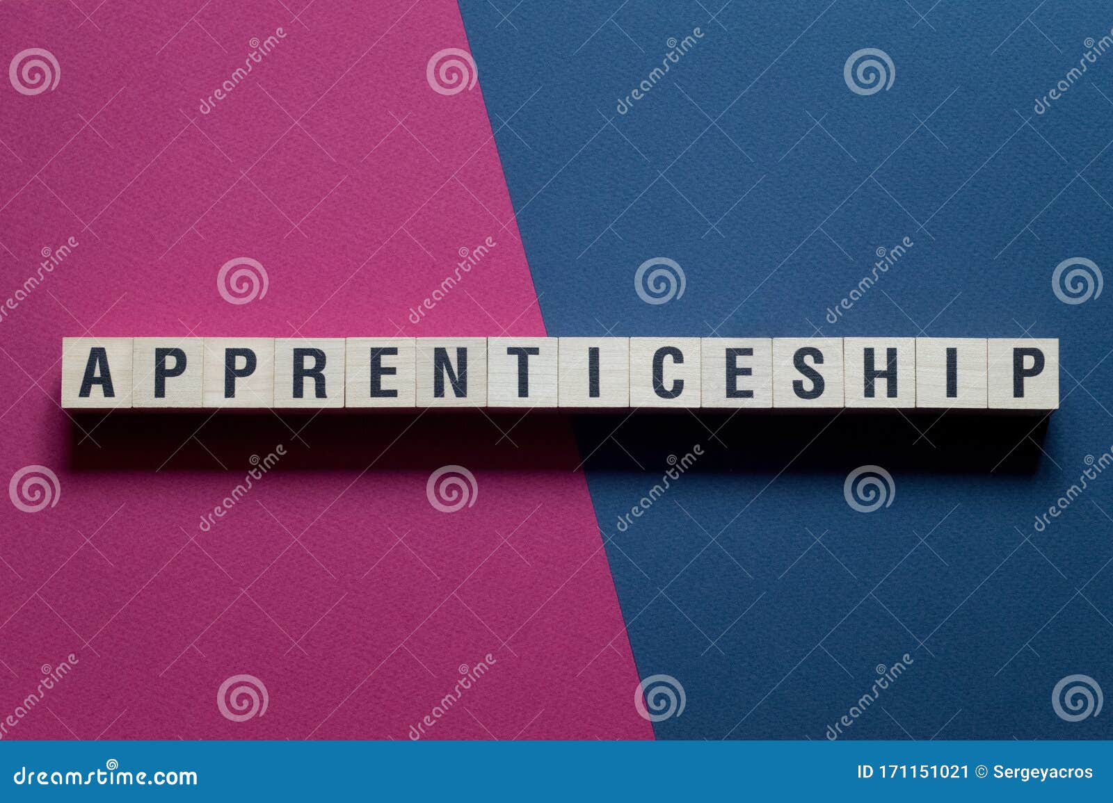 Apprenticeship Word Concept on Cubes Stock Image - Image of ...