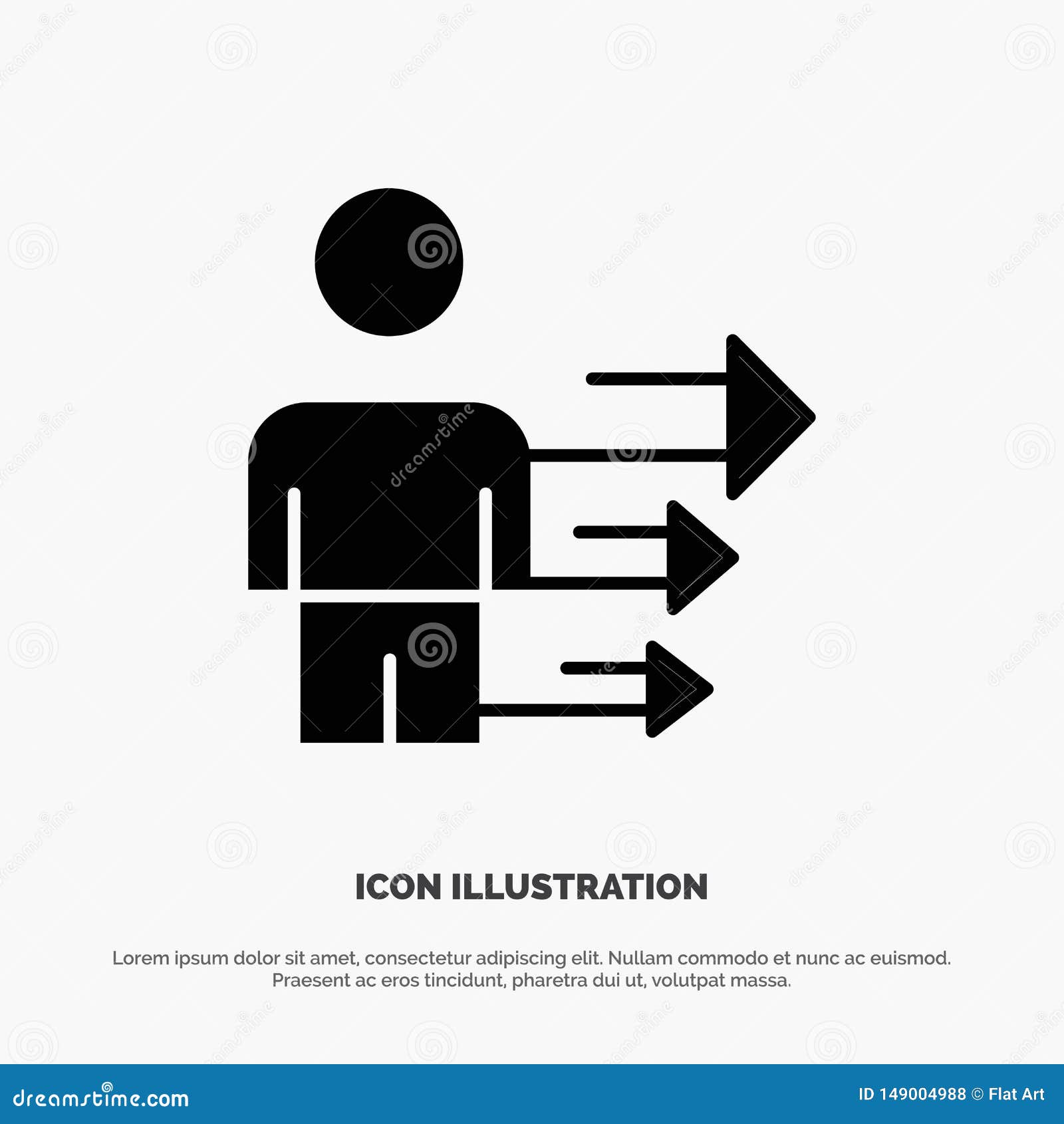 Approach, Business, Leadership, Modern Solid Glyph Icon Vector Stock ...