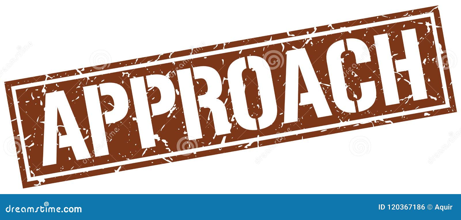 Approach stamp stock vector. Illustration of rubber - 120367186