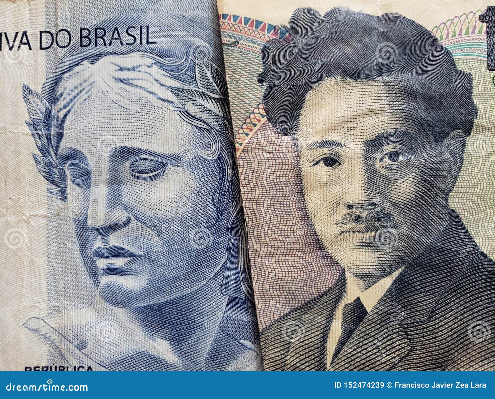 Approach To Brazilian Banknote of Two Reais and Japanese Banknote of ... Approach To Brazilian Banknote of Two Reais and Japanese Banknote of ...