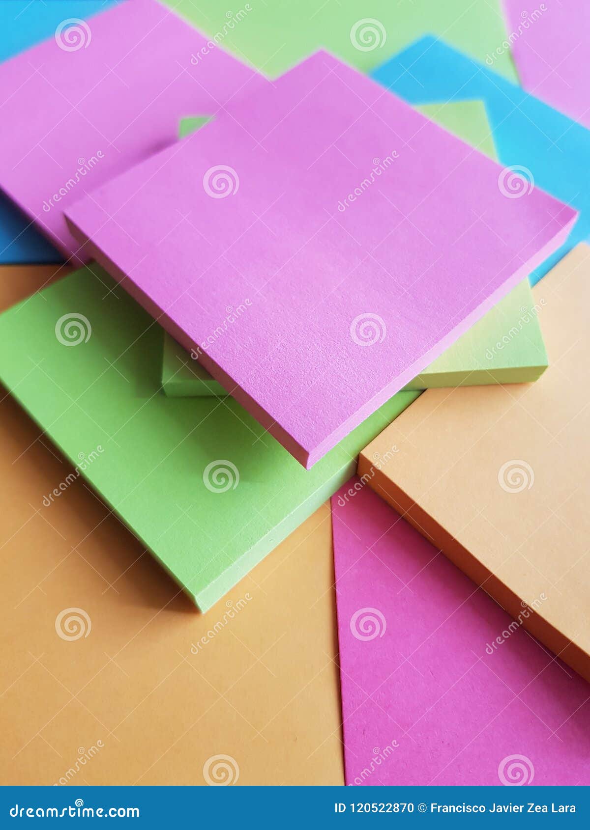 Approach To Paper Notebooks for Notes Stacked in Phosphorescent Colors ...