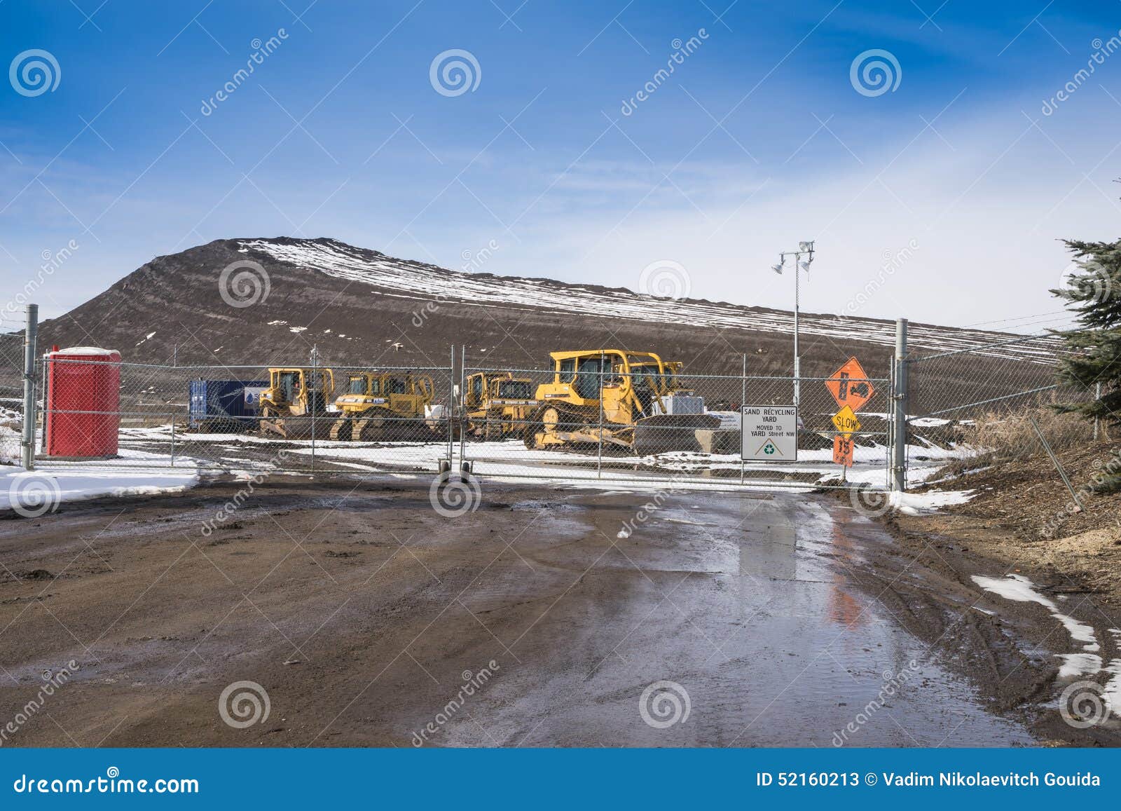 Approach To Snow Storage Site Stock Photos - Free & Royalty-Free Stock ...