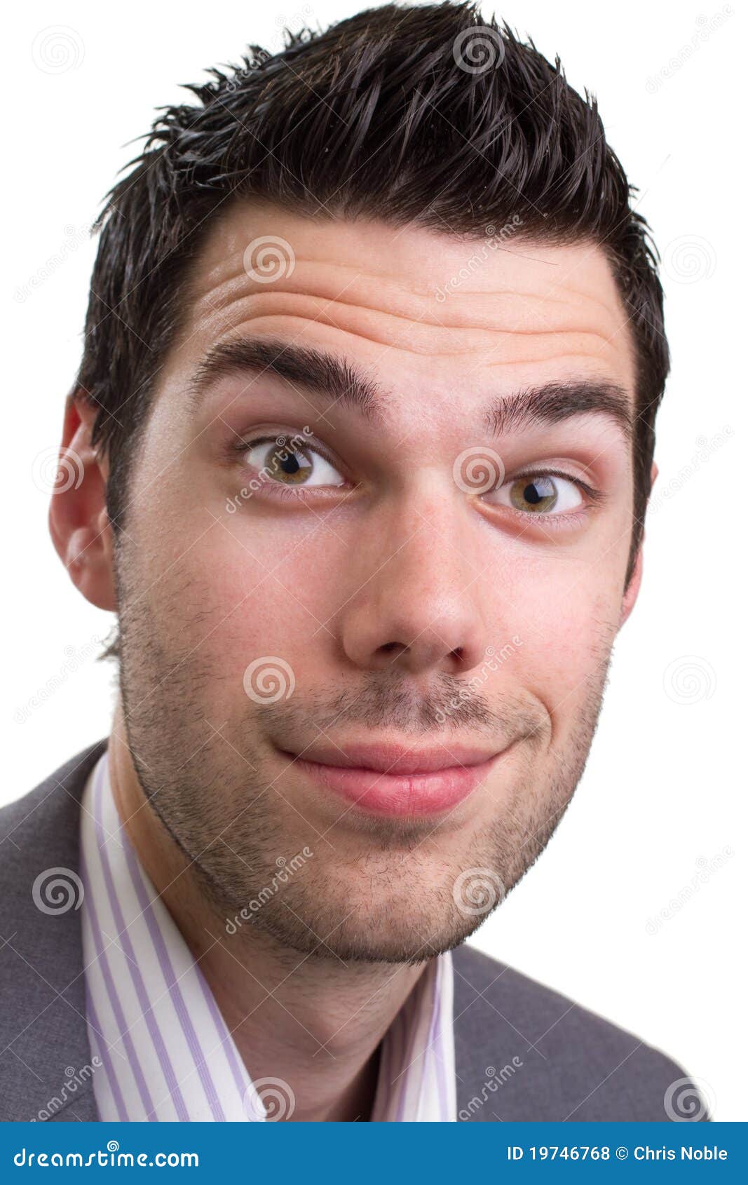 Approachable Young Businessman Stock Photo - Image of shoulders ...